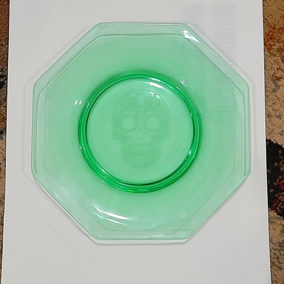 DAY OF THE DEAD | Art | Uranium 7 Day Of The Dead Plate | Poshmark